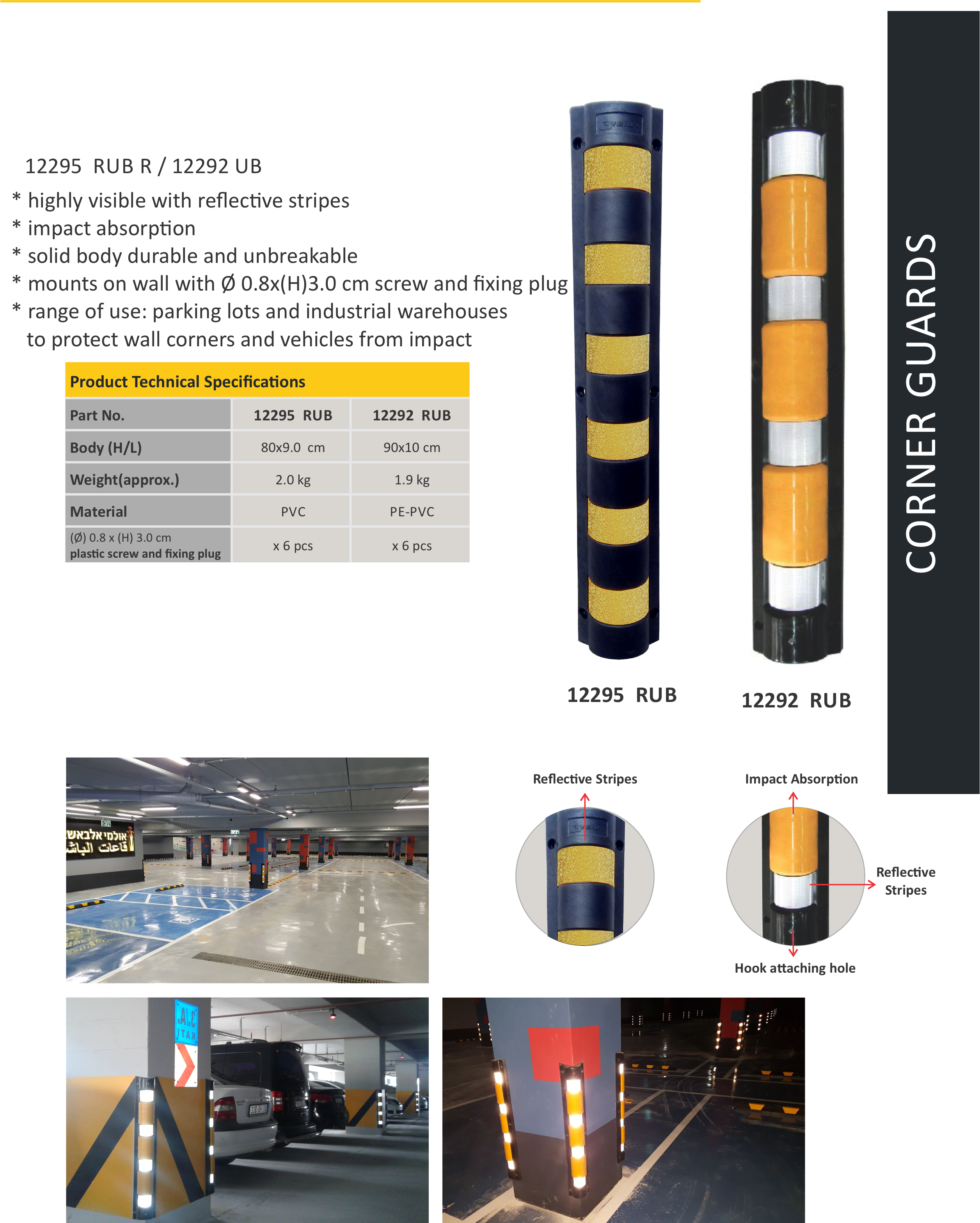 CORNER GUARDS – Evelux Canada Road and Traffic Safety Equipment
